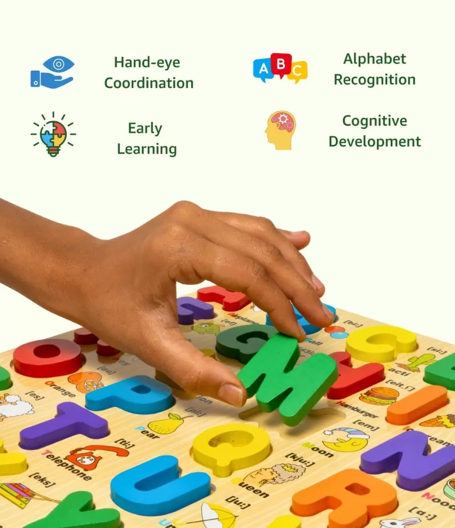 3D Wooden Alphabet Puzzles